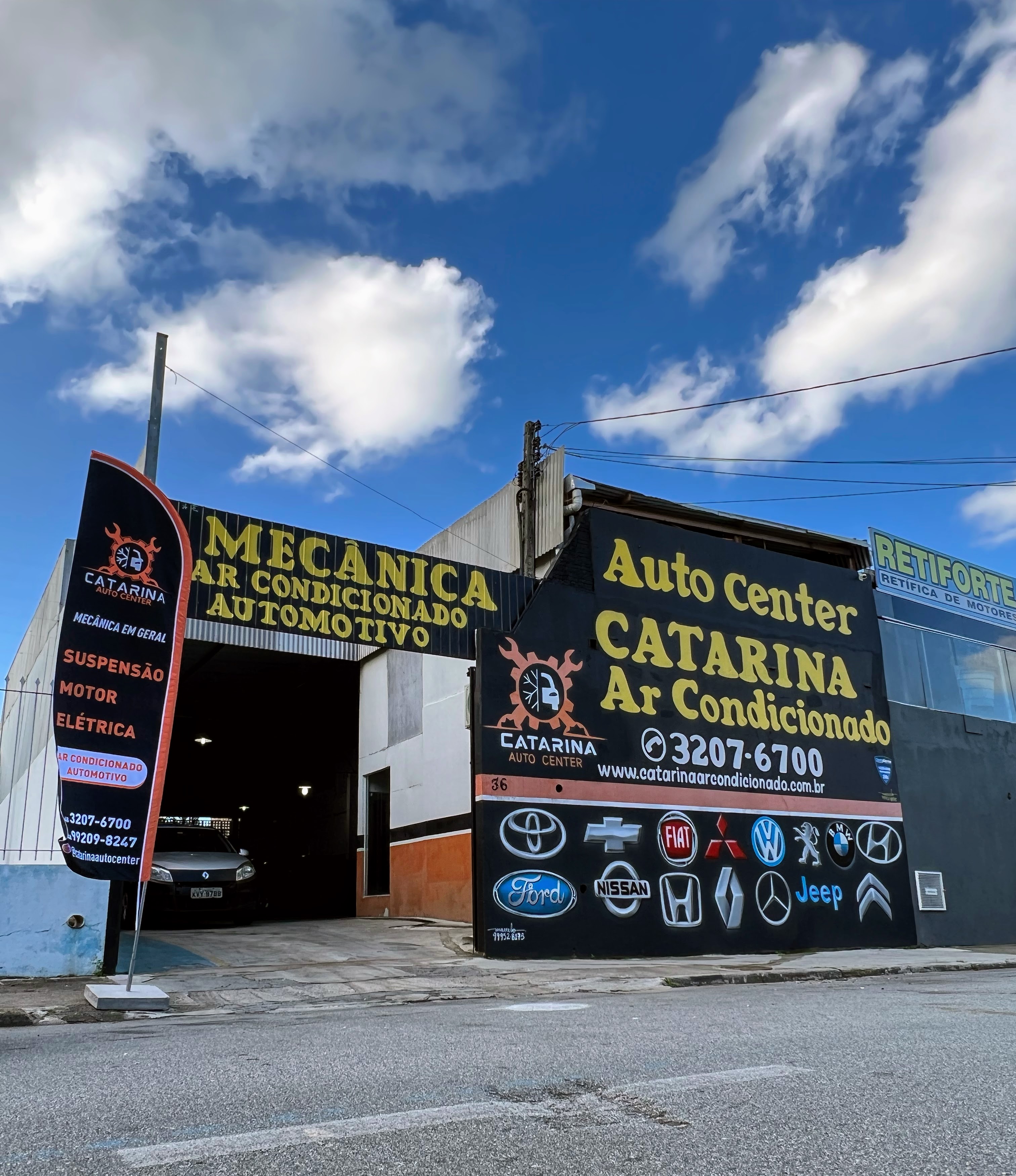 Fachada Catarina Auto center 2022 - Guia da Cidade SC